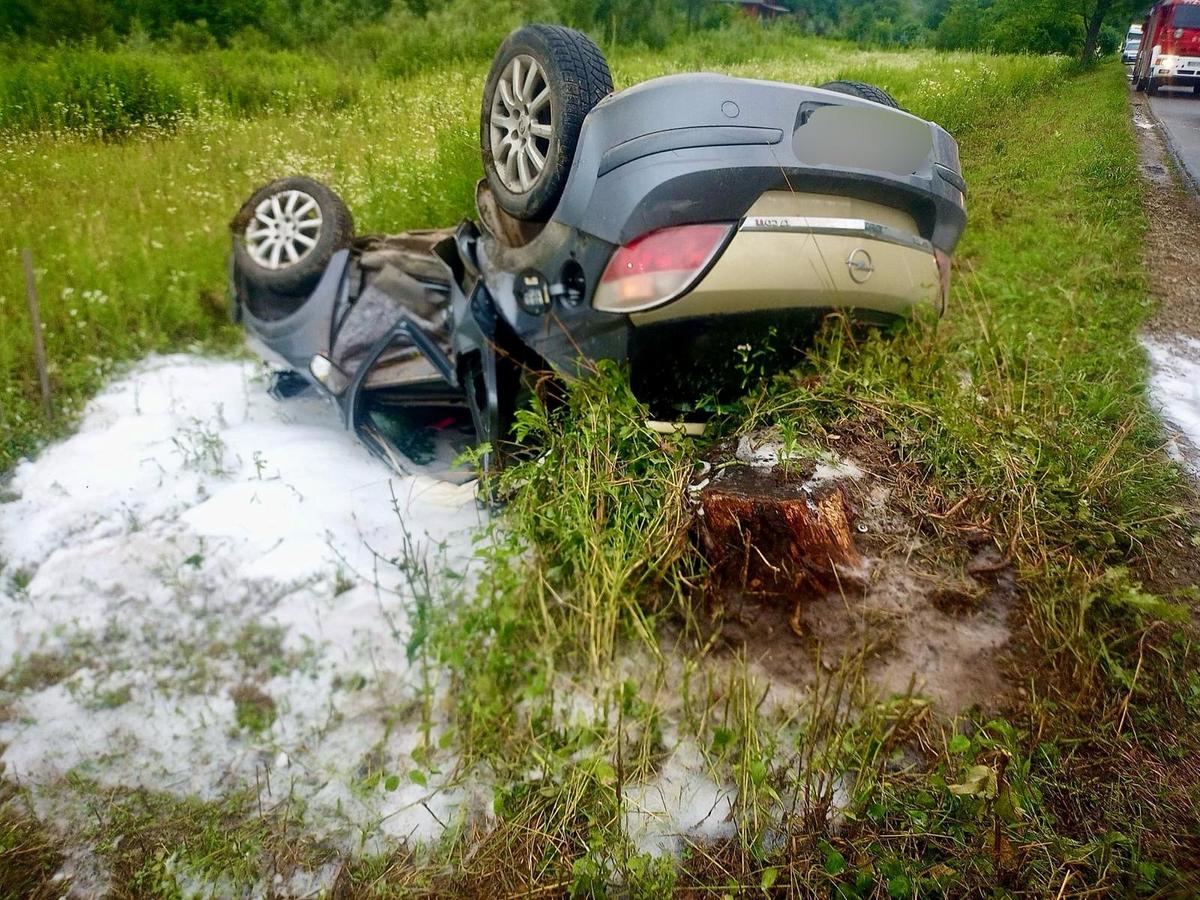 Wypadek w Jabłonicy Ruskiej. Pięciu rannych, jedna w stanie ciężkim